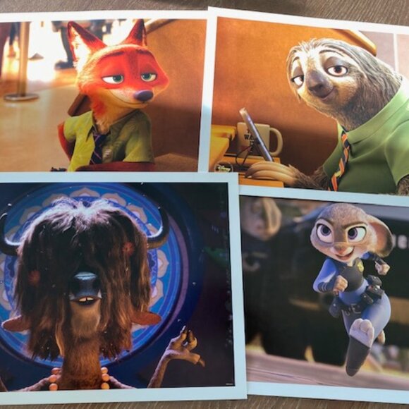 Disney | Art | Zootopia Lithographs Set Of 4 | Poshmark